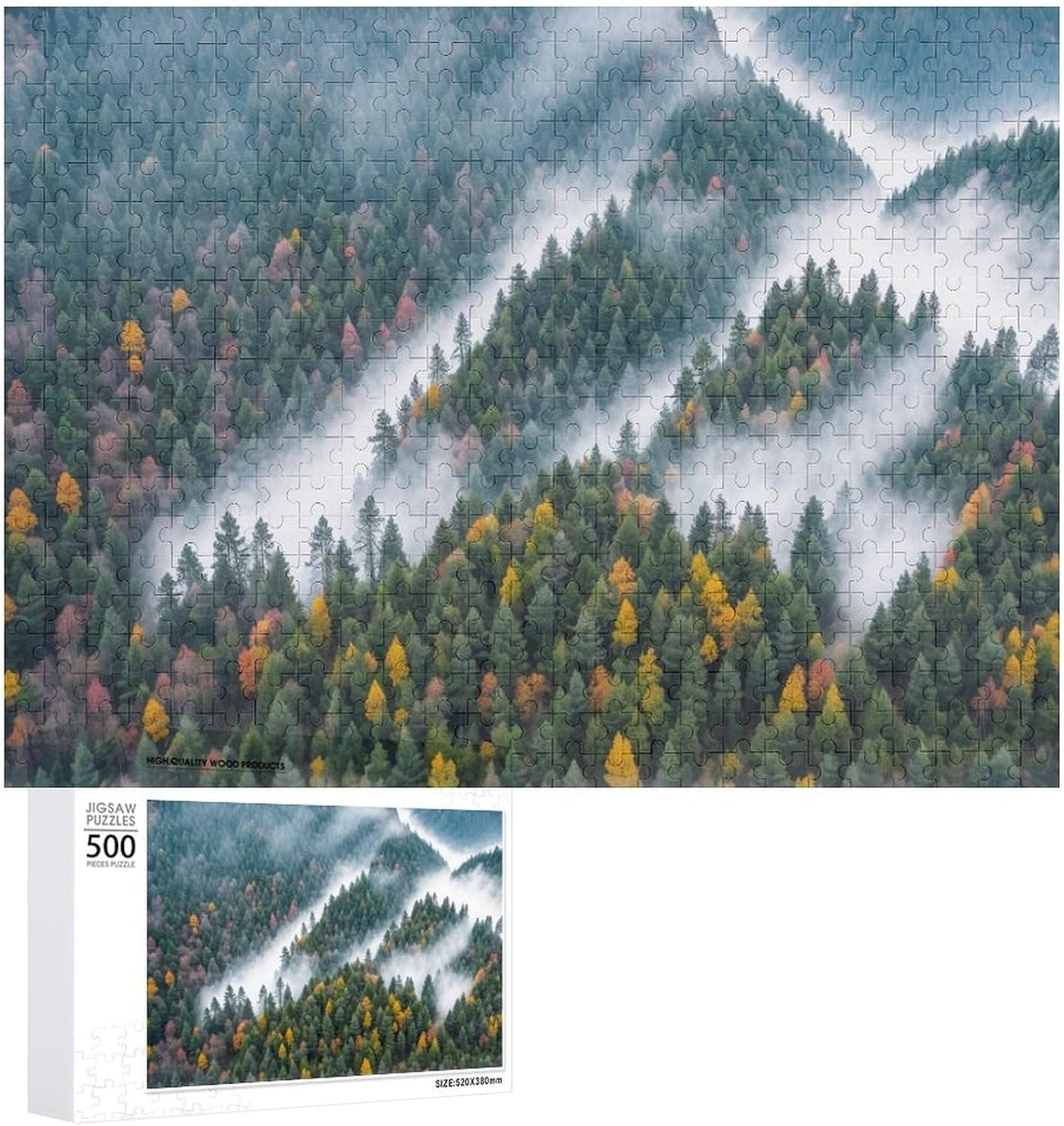 Forest Puzzle Jigsaw Puzzle 500 Pieces for for Boys Girls, 20"x15 ...