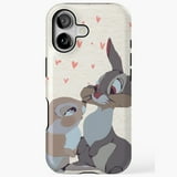 Forest Rabbit Kiss Cute Animal Art iPhone Case 17 to 11 Pro Max ...