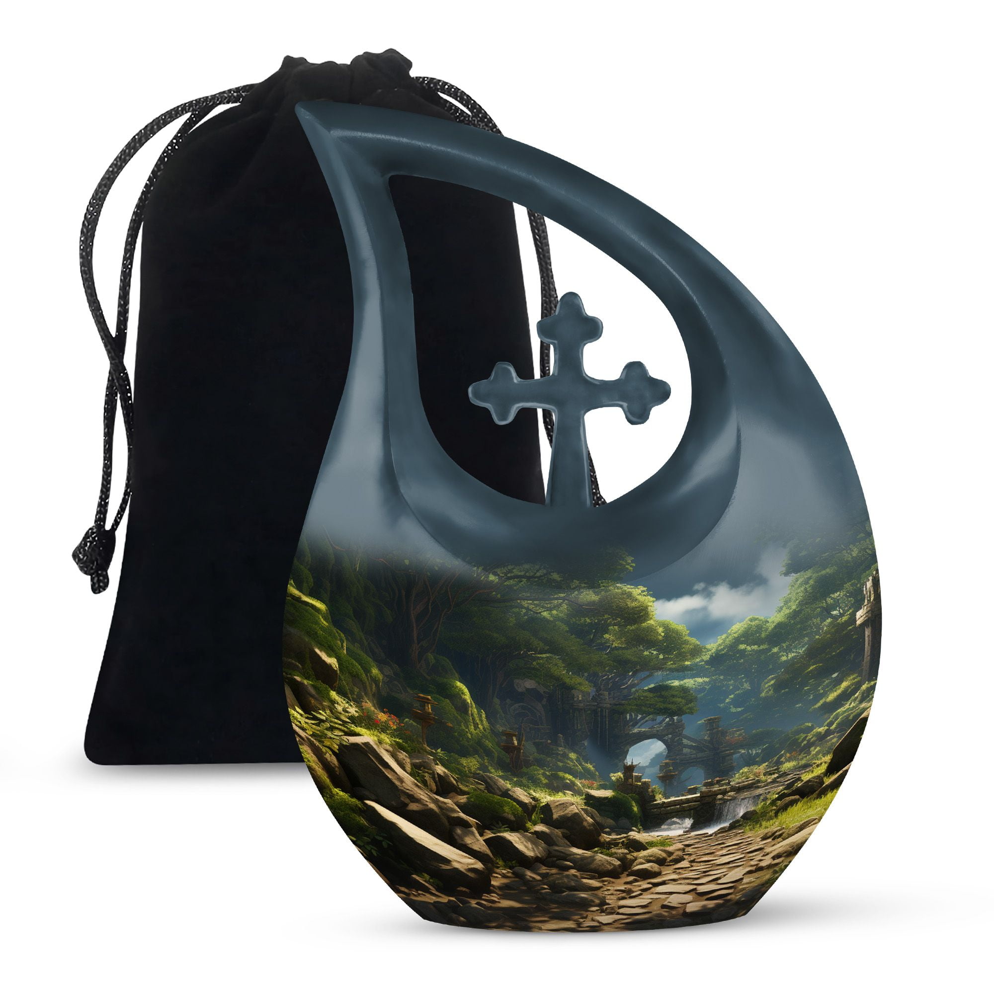 Forest Rock Urn - Urns For Human Ashes Large Adult - Urns For Human ...