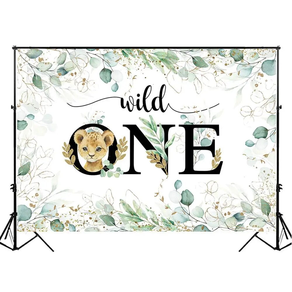 Forest Safari Wild One Backdrop Photography Child 1st Birthday Baby ...