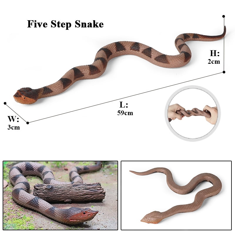 Forest Savage Snakes Animals TPR Rattlesnake Python Cobra Action ...