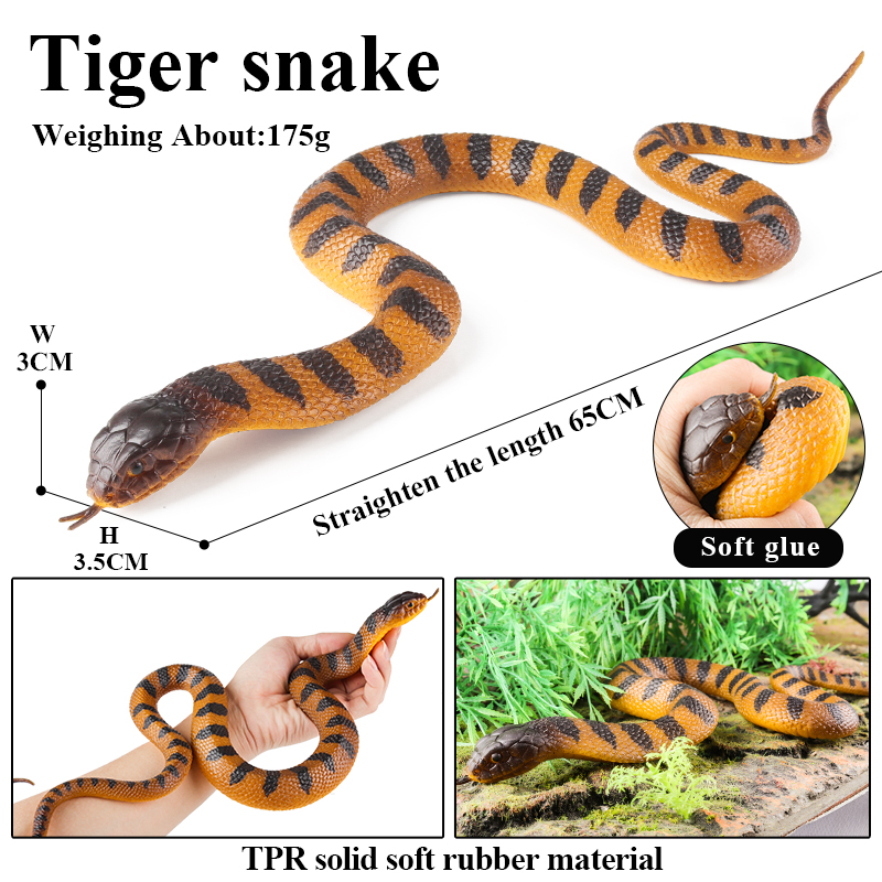 Forest Savage Snakes Animals TPR Rattlesnake Python Cobra Action ...