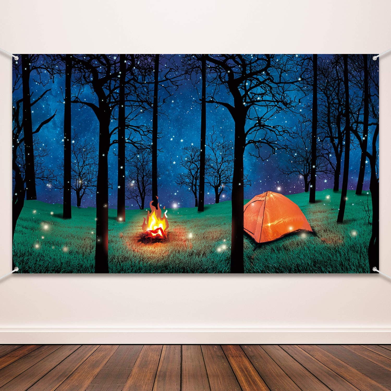 Forest Scene Camping Pretty Backdrop Supplies Camping Photography ...