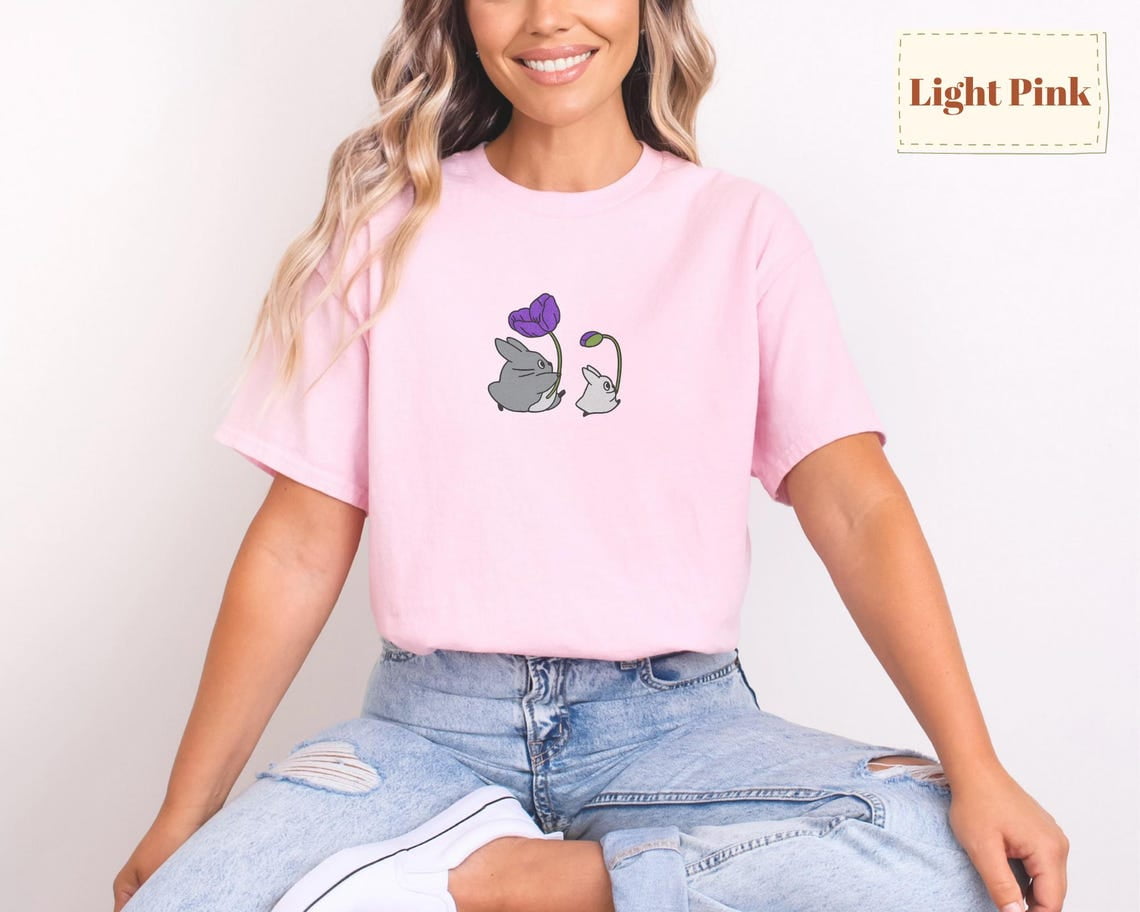 Forest Spirits And Flowers Shirt, Whimsical Nature-Inspired Shirt, Cozy ...