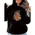 Forest-Style Moonlit Fox Art Casual Graphic Sweatshirt Print Hoodie ...