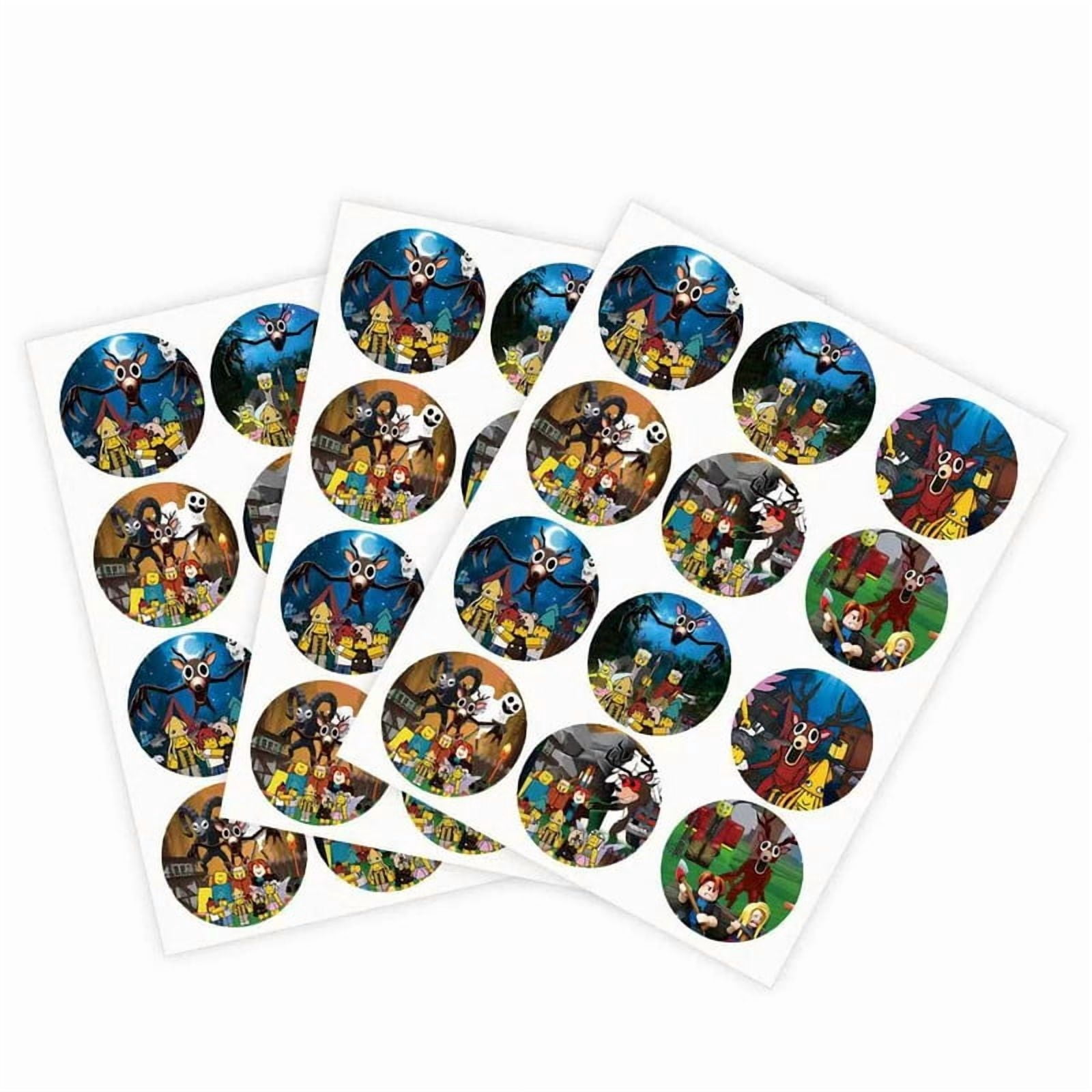 Forest Survival 99 Nights Stickers Party Favors Labels Birthday Thank ...