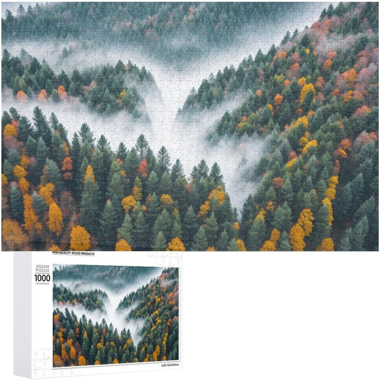 Forest Tree Puzzle 1000 Pieces Jigsaw Puzzles for Adults and Children ...