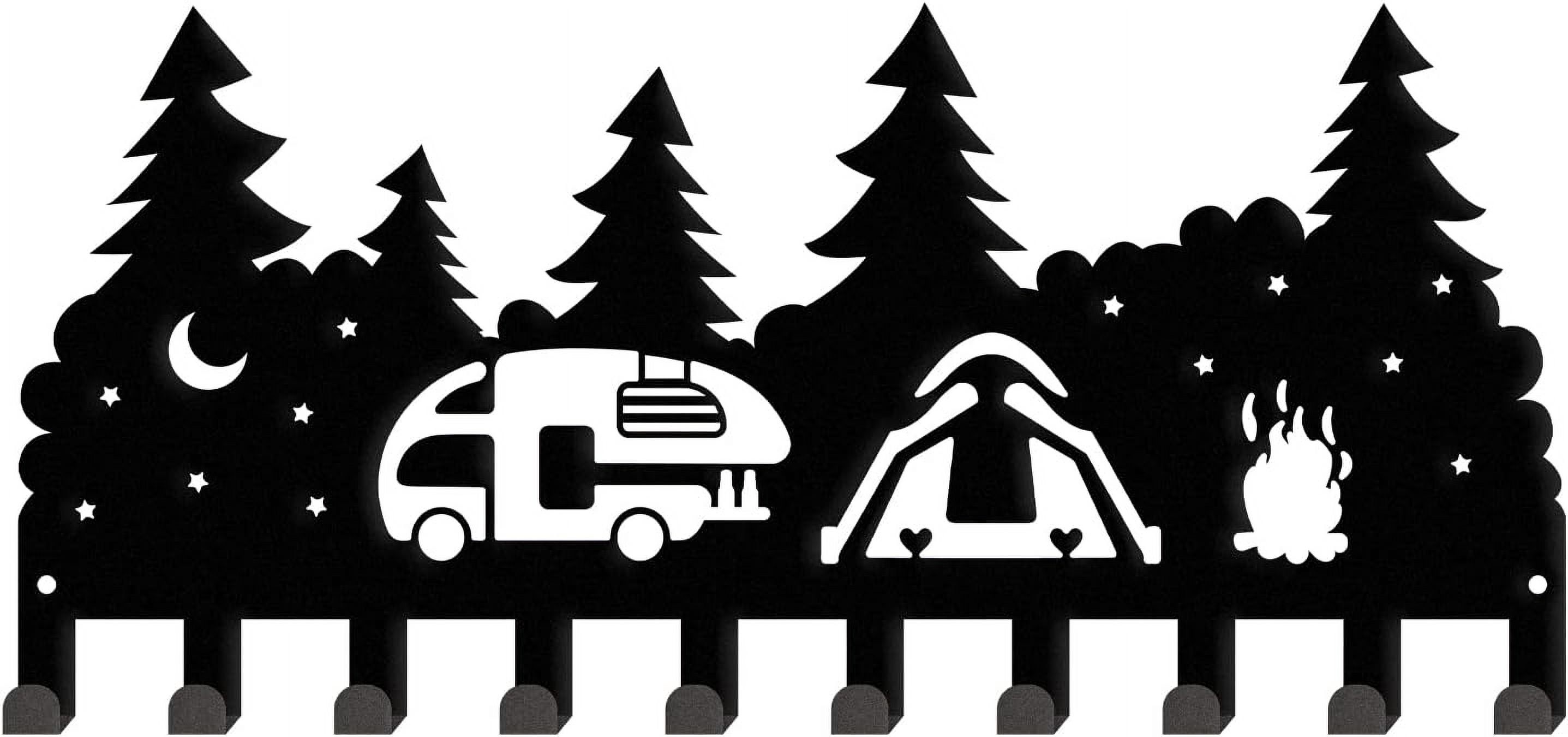 Forest Tree Wall Hooks Camping Themed Decorative Hooks Rack Hangers ...