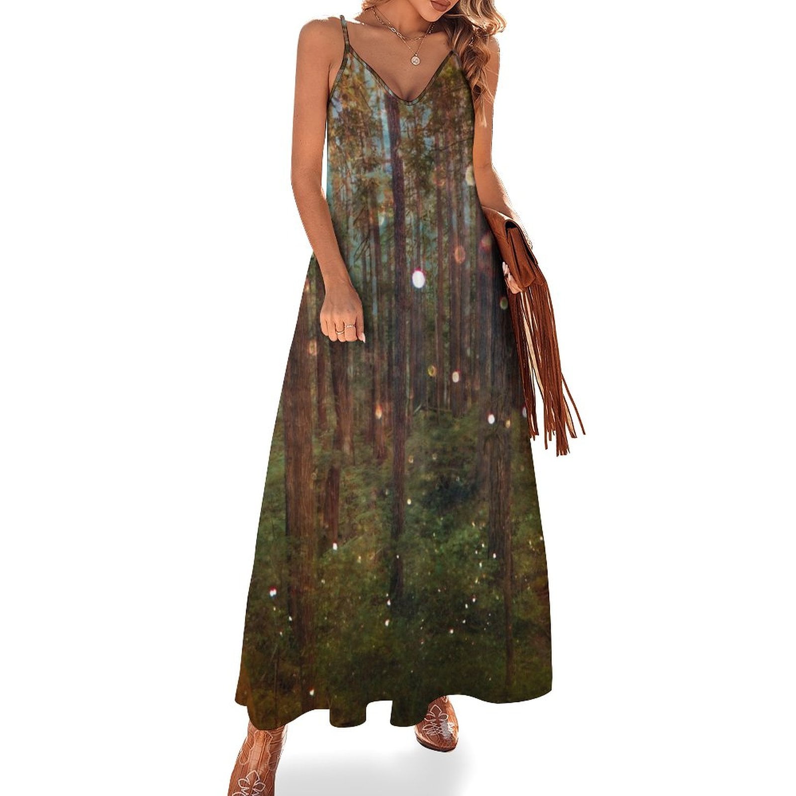 Forest Trees Nature Path - Magical Midsummer Night's Dream Sleeveless ...