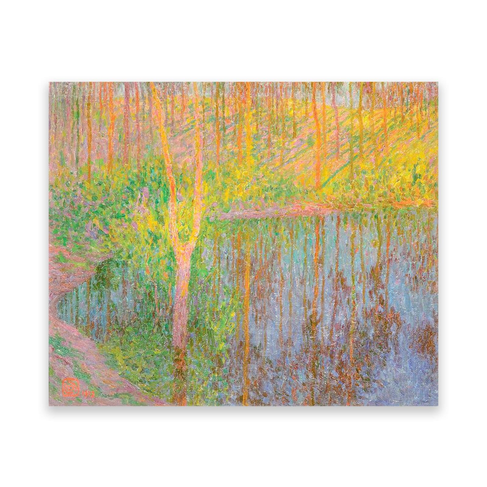 Forest View by Leon De Smet- Famous Canvas Print- Reproduction of ...