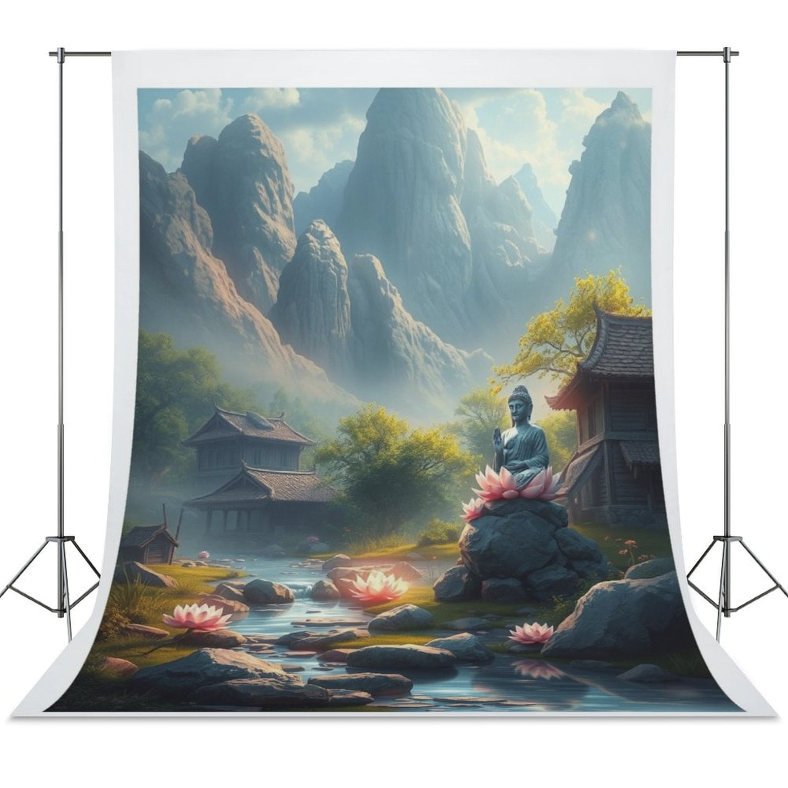 Forest Waterfalls Backdrop Baby Shower Newborn Portrait Girl Boy ...