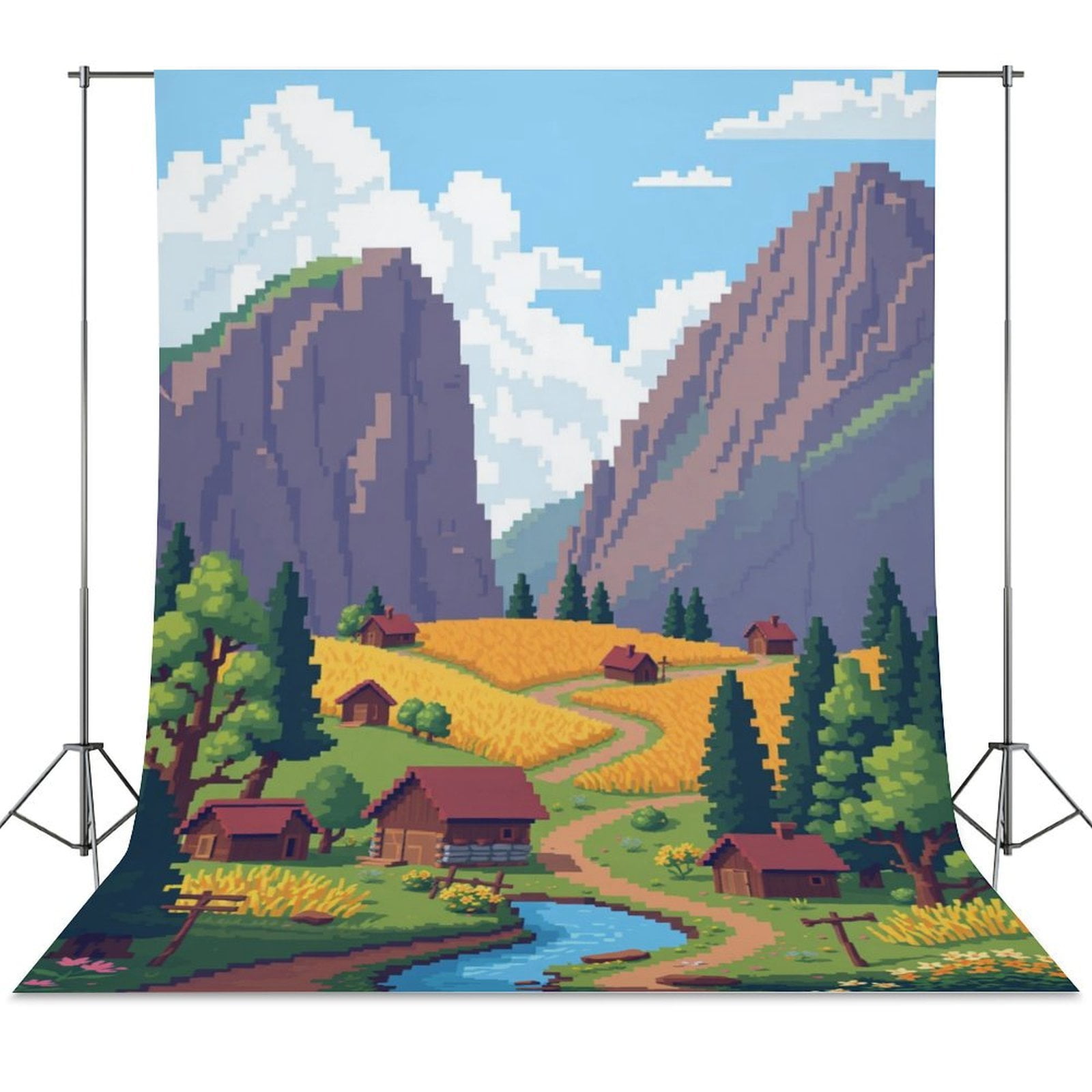 Forest Waterfalls Party Backdrop Birthday Decoration Backgrounds for ...