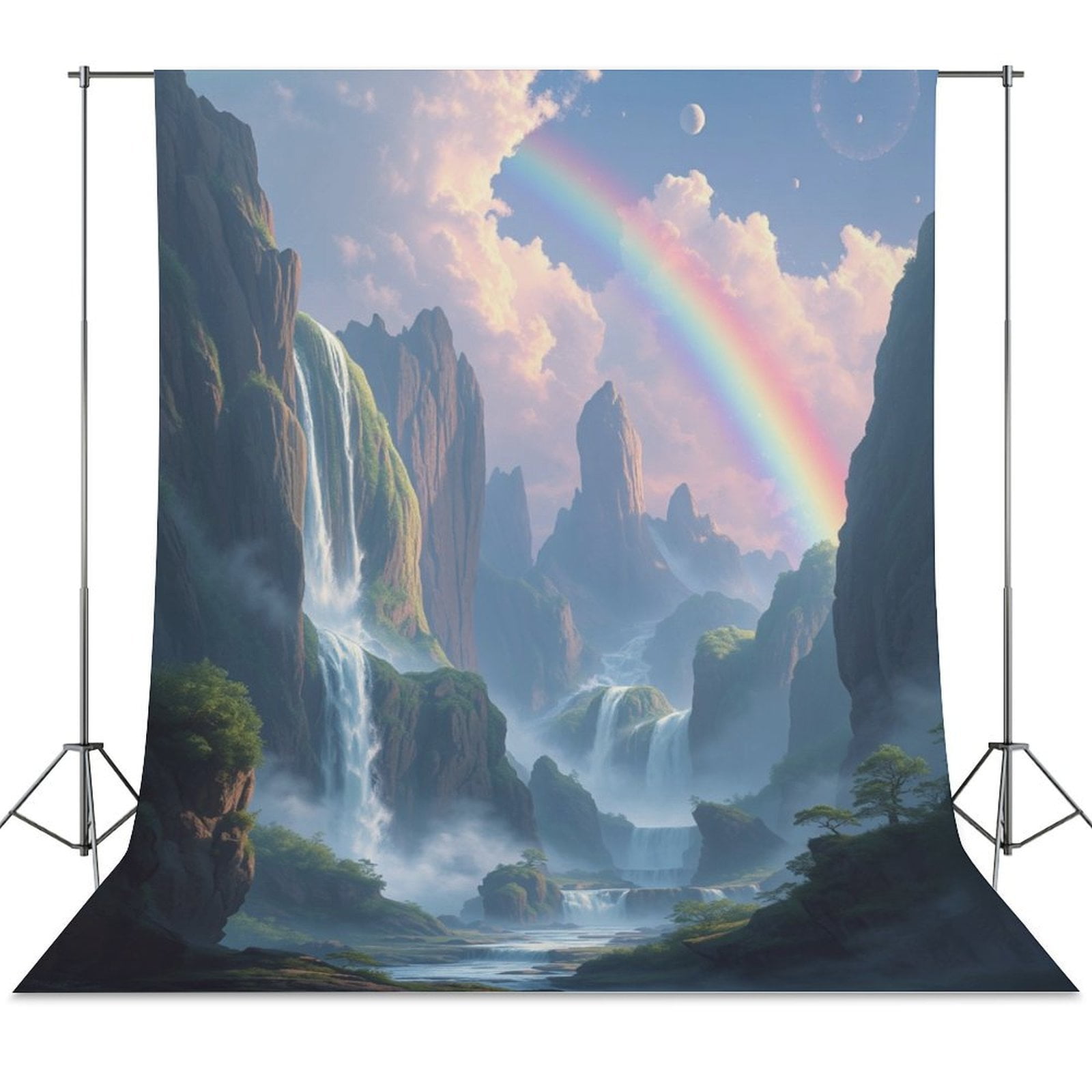 Forest Waterfalls Photography Backdrops Adult Photostudio Props Decors ...