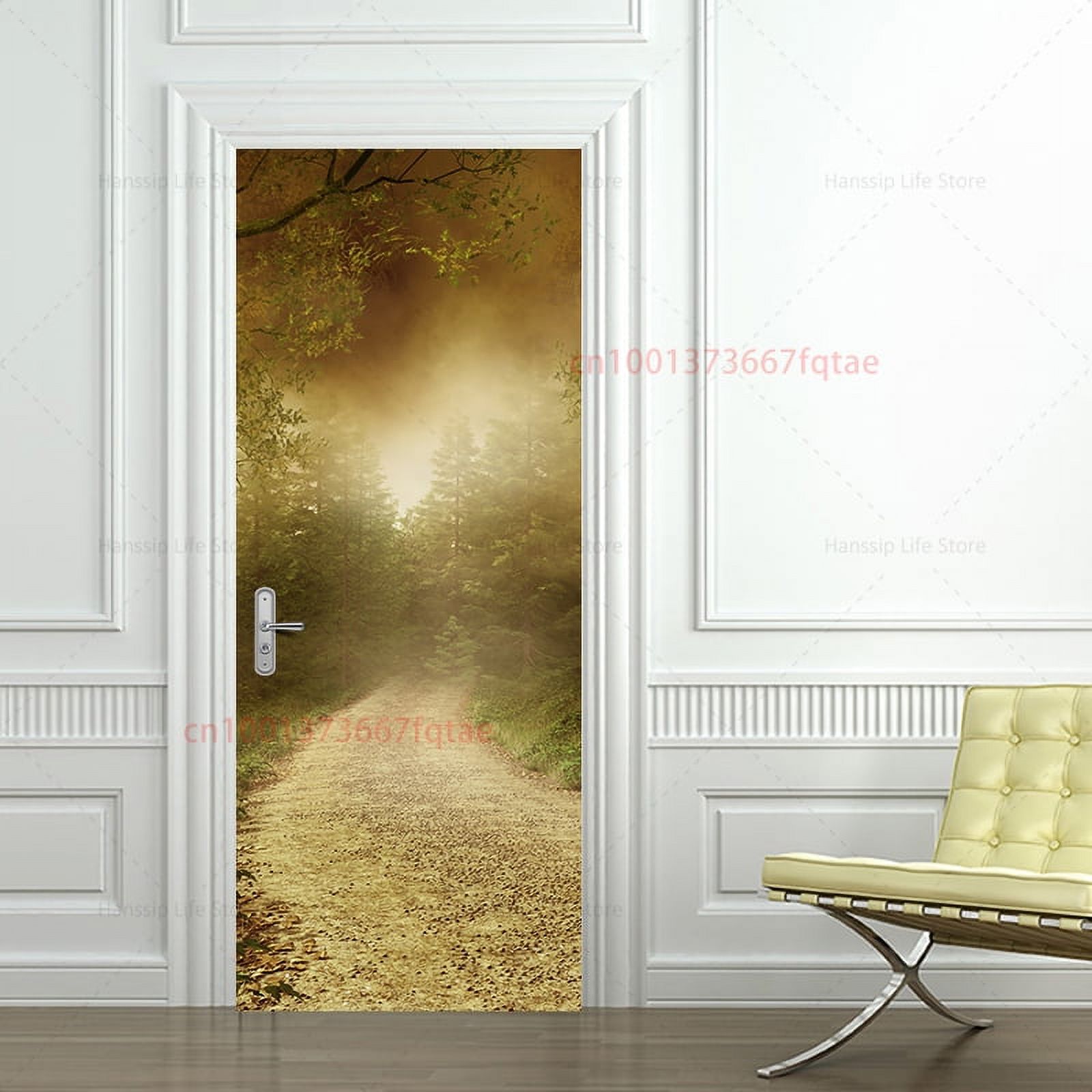 Forest Wood Bridge Door Design Wallpaper Natural Jungle Stairs Road ...