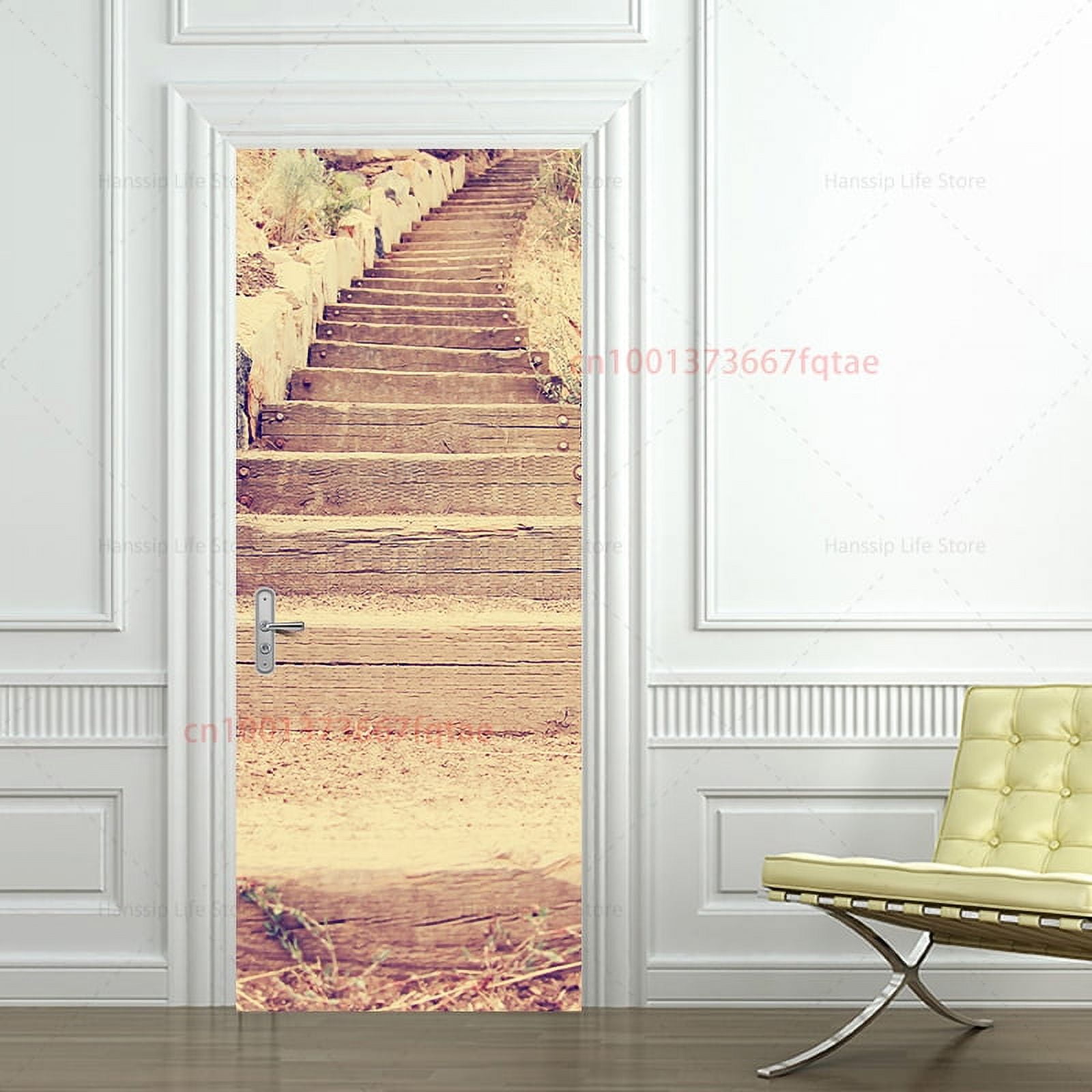 Forest Wood Bridge Door Design Wallpaper Natural Jungle Stairs Road ...