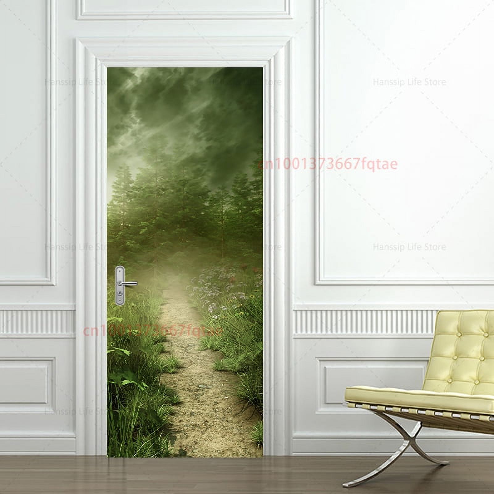 Forest Wood Bridge Door Design Wallpaper Natural Jungle Stairs Road ...