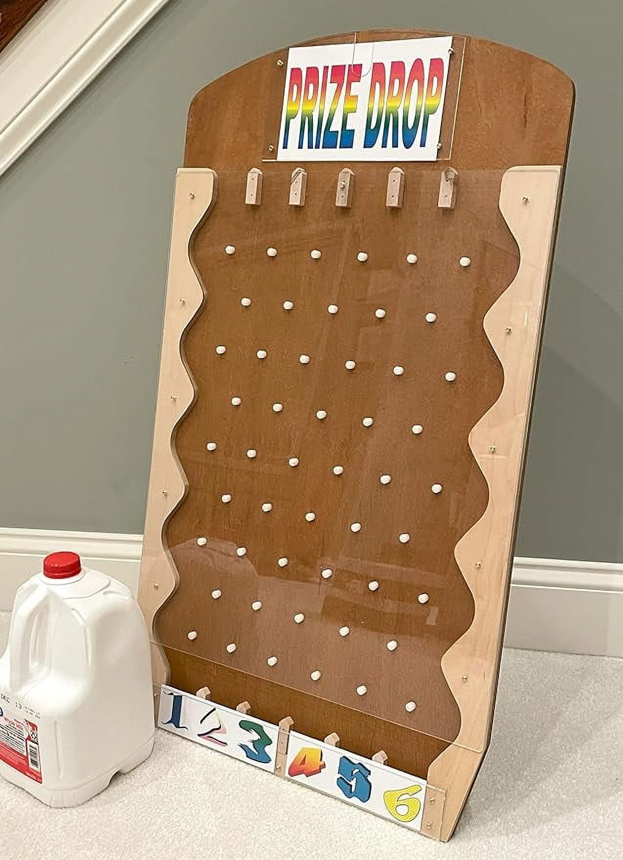Forest-to-Table Elegant Portable Prize Drop Game, Wood, 31.5 x 18 x 0. ...