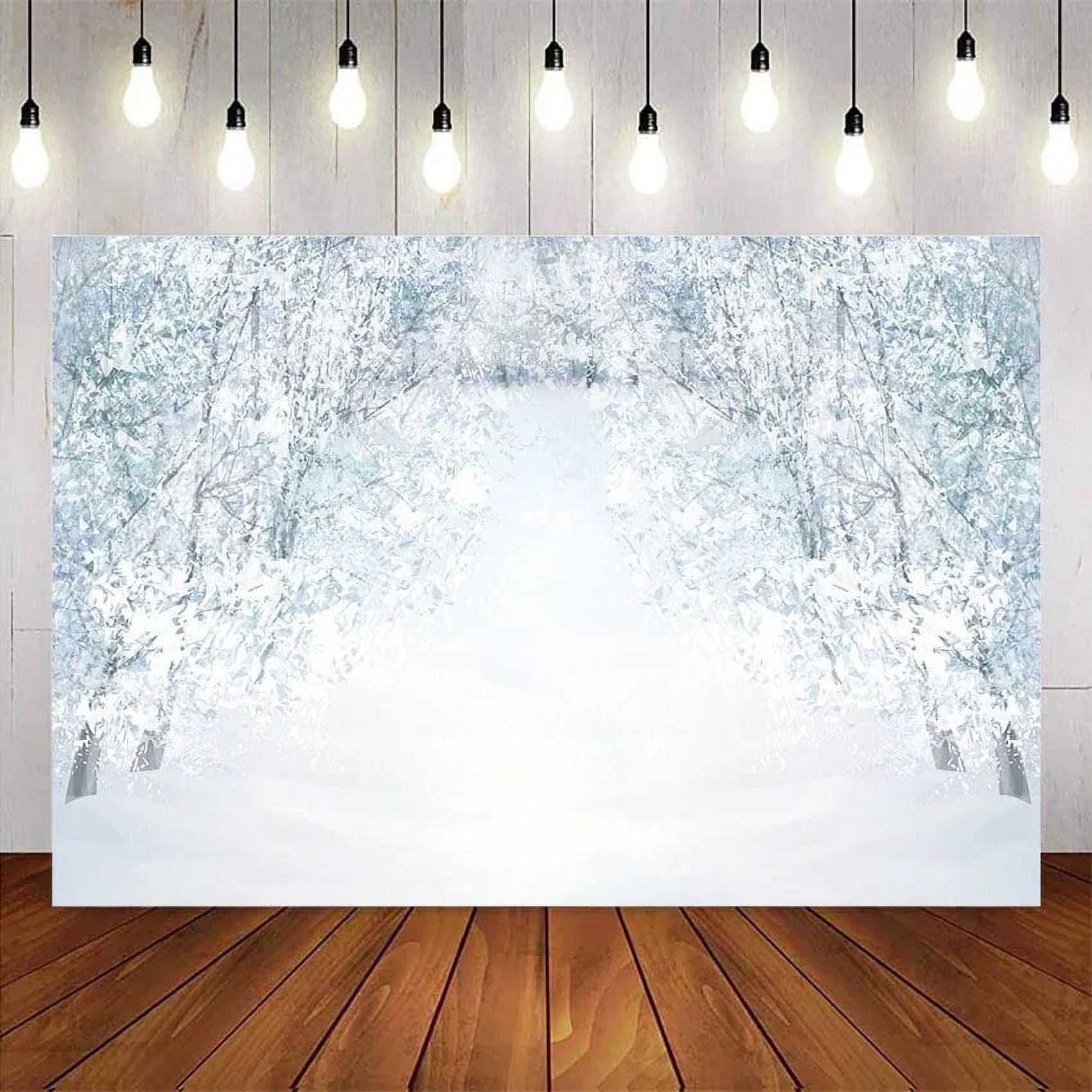 Forest winter snowflake backdrop for photography newborn kids portrait ...