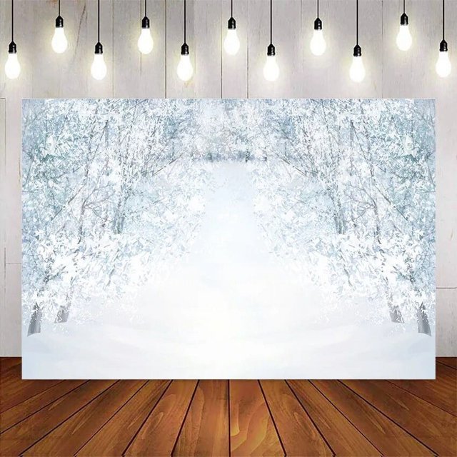 Forest winter snowflake backdrop for photography newborn kids portrait ...