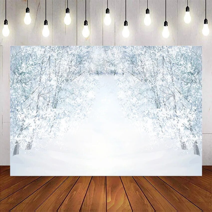 Forest winter snowflake backdrop for photography newborn kids portrait ...