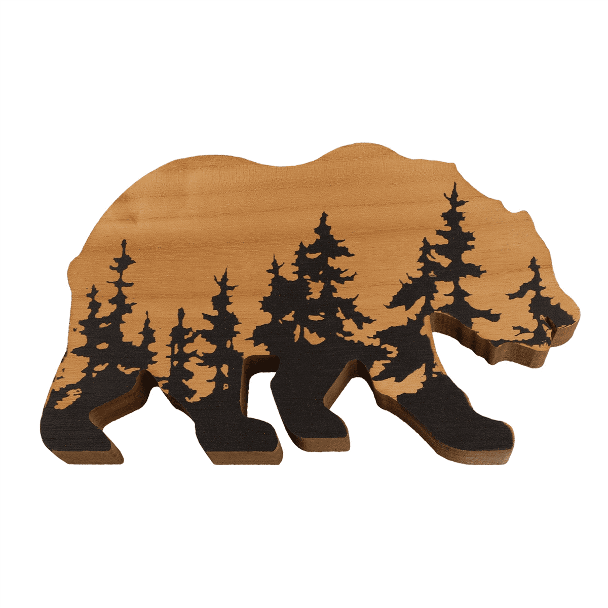 ForestBear Wall Sign, Adventure Wood Theme, Rustic Nursery Decor, Man ...