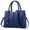 Forestyashe Large Leather Handbag For Women Fashionable Roomy Ladies
