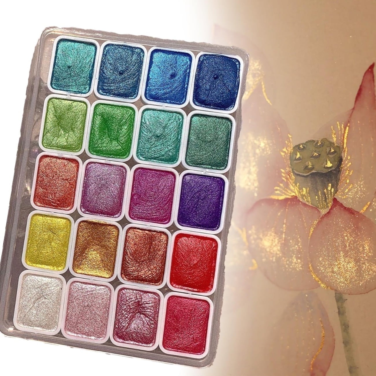 Forestey Shifting Watercolor Painting Set, Forestry - Color Shifting ...