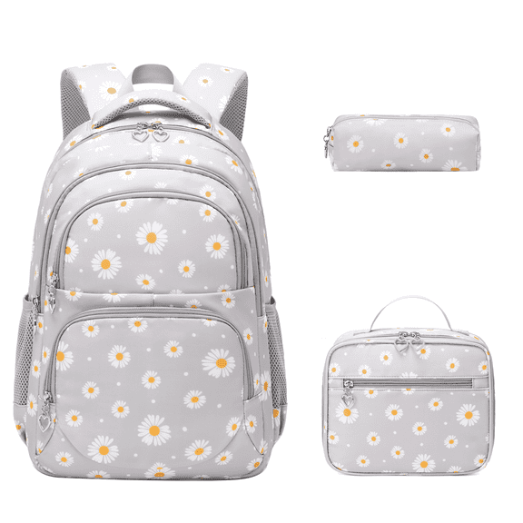 Garronmavis 5-Piece Backpack Set for Girls, Kids School Bag Set with ...
