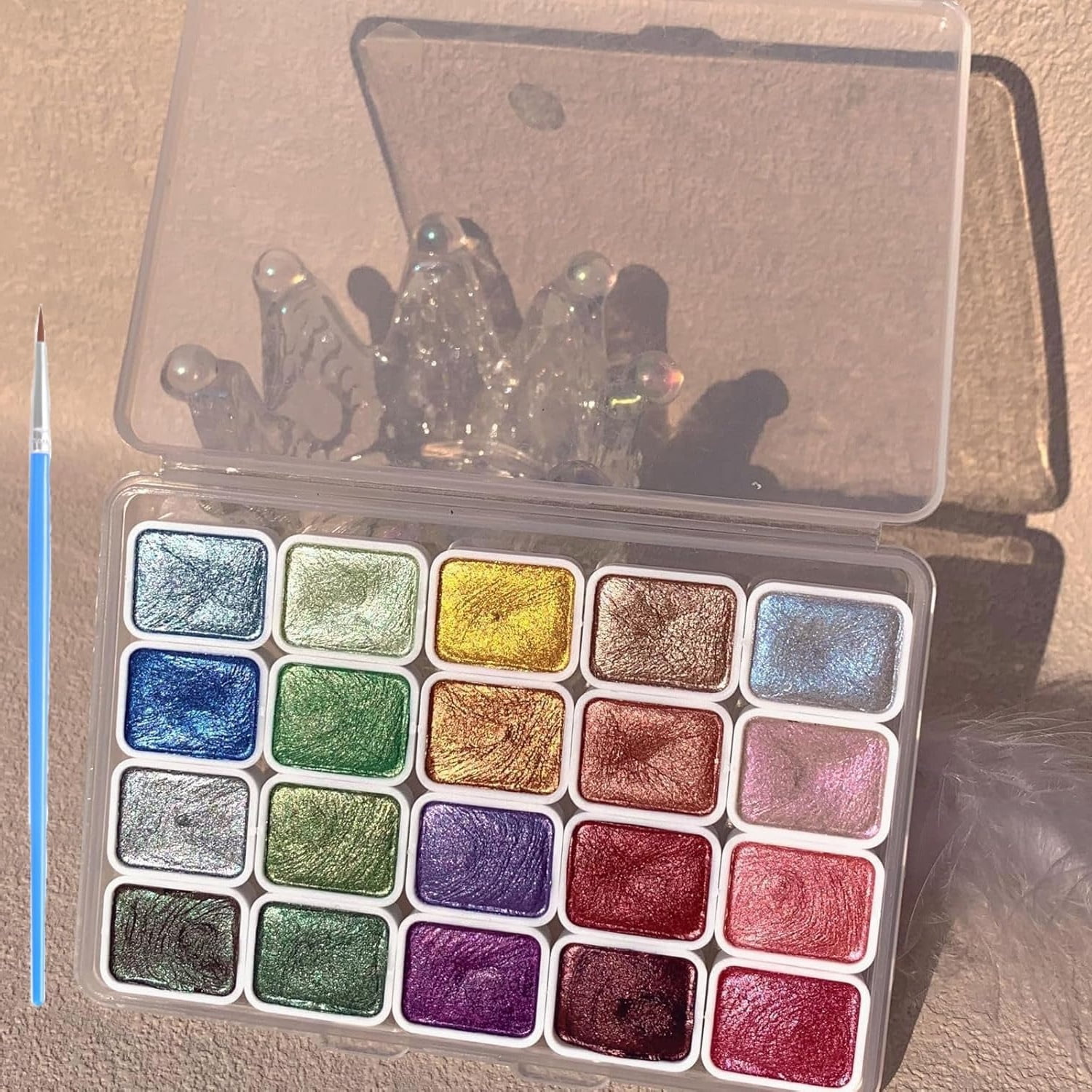 Forestry Mobile Watercolor Paint Set, Color Changing Watercolor Paint ...