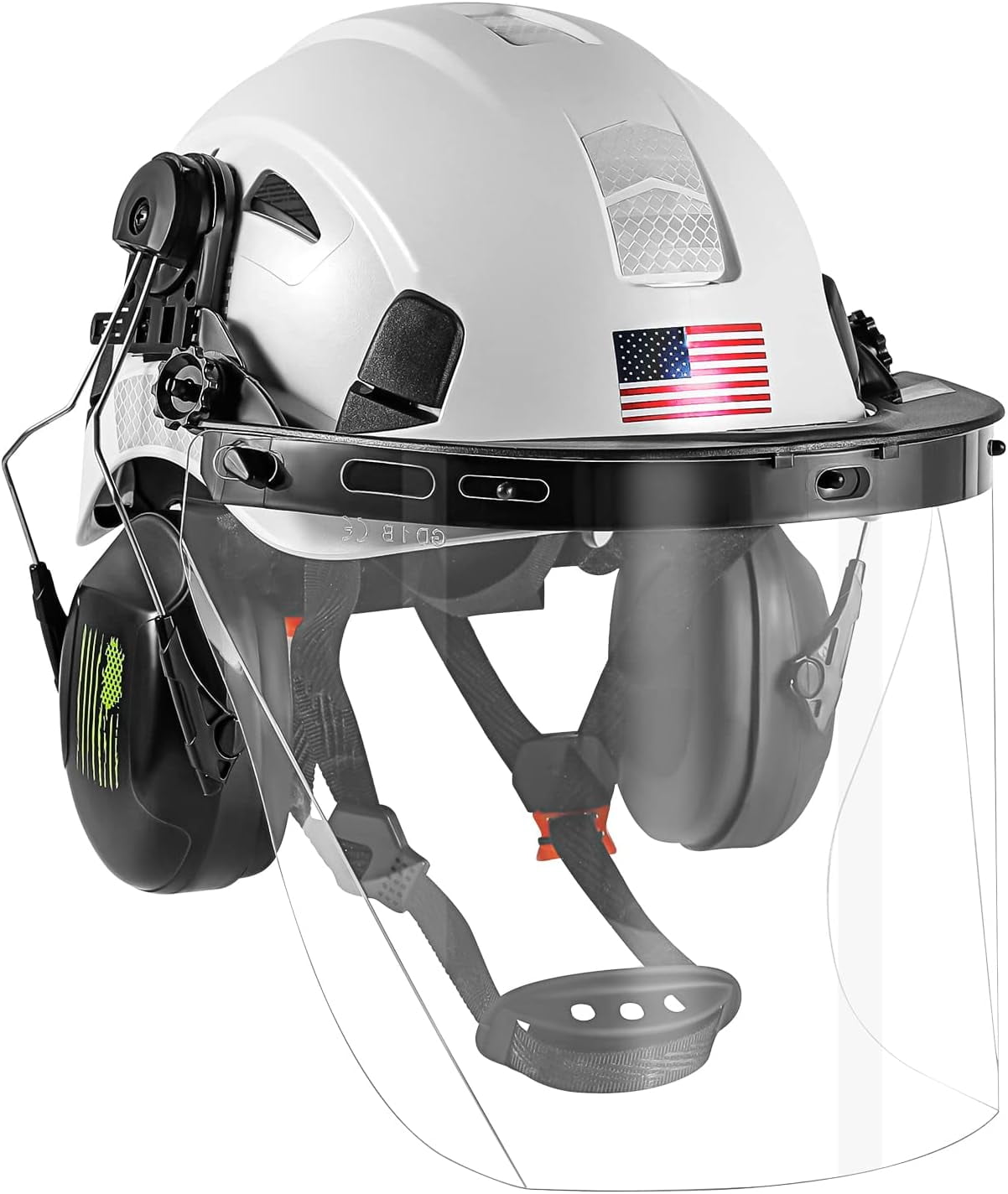 Forestry Safety Helmet Chainsaw Helmet with Polycarbonate Full Clear ...