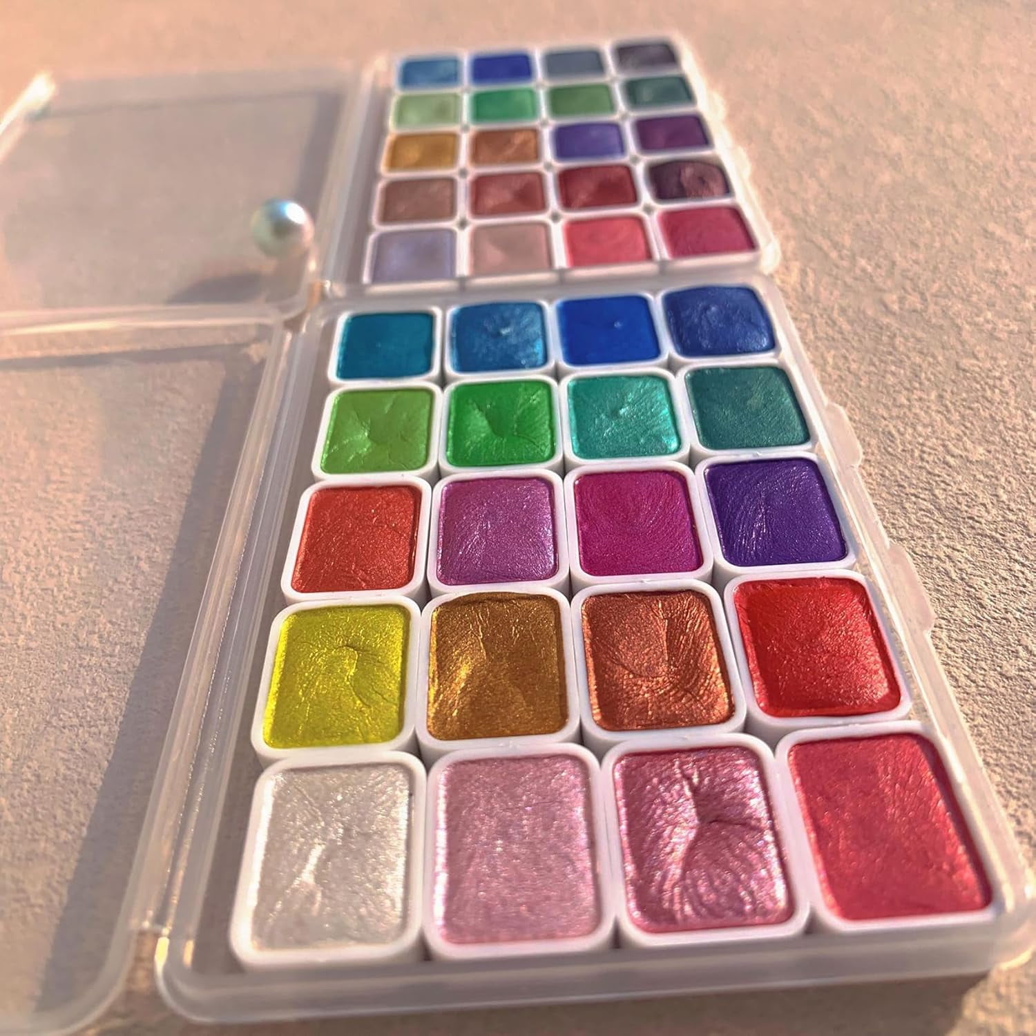 Forestry-Shifting Watercolor Painting Set, Shifting Glitter Watercolor ...