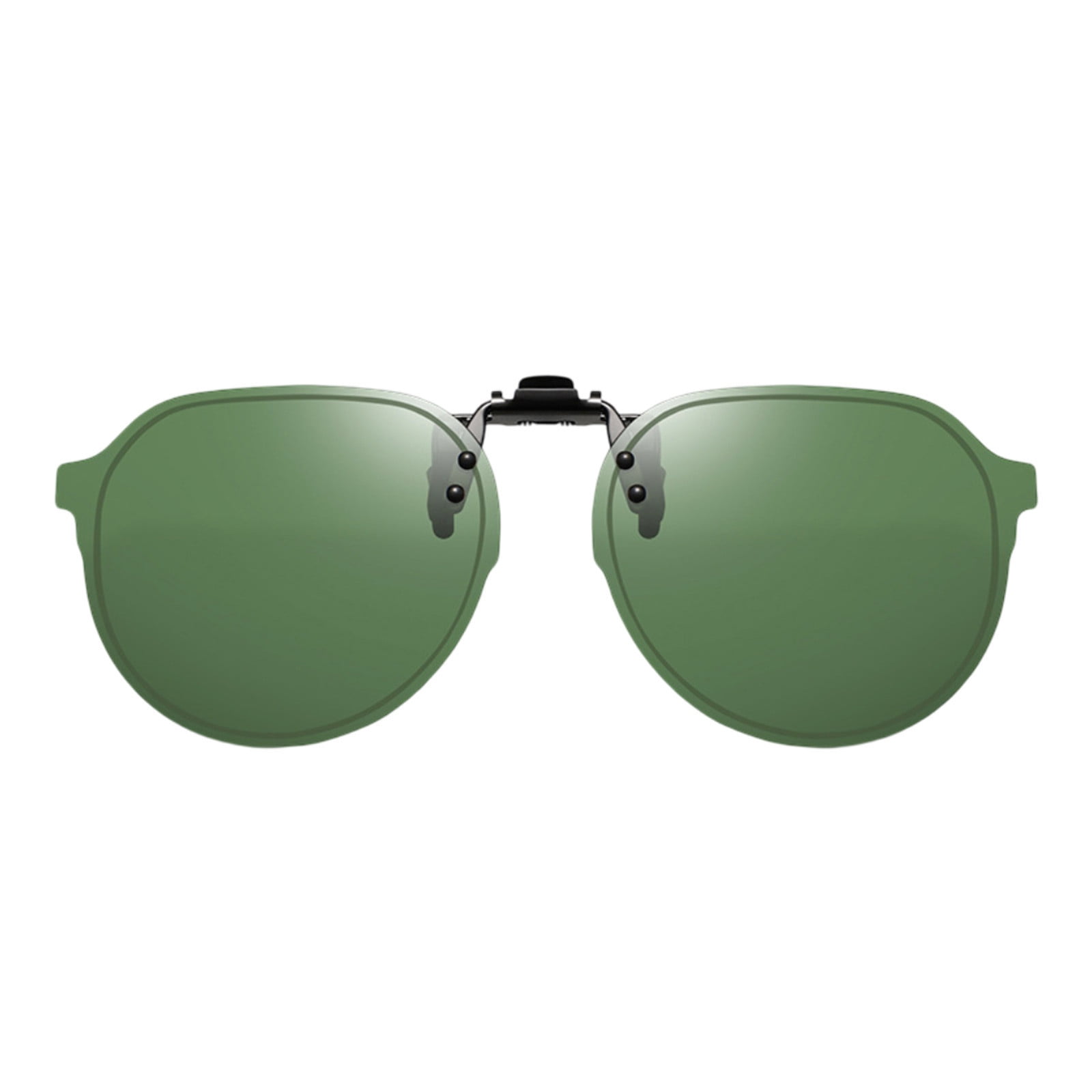 Forestwhale UV Protection Polarized Clip-On Sunglasses Reversible Flip ...