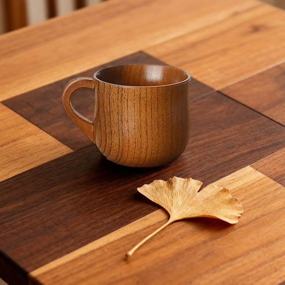 Forestwhale Wooden Tea Cups 6oz Japanese Tea Cups Handmade Wood Water ...