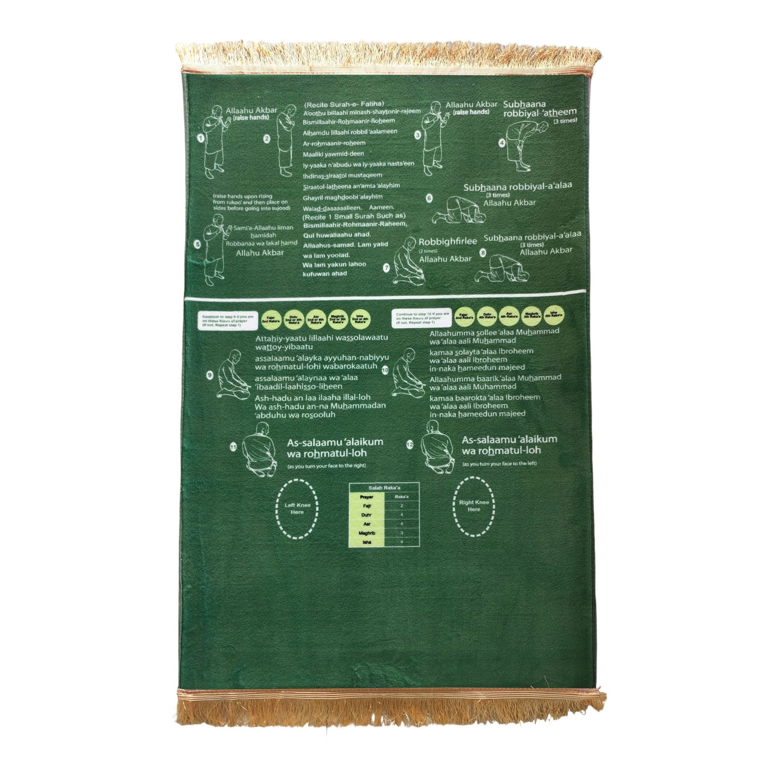 Forestwhale Worship Mat with Direction Finder Soft Cushion Prayer Mat ...