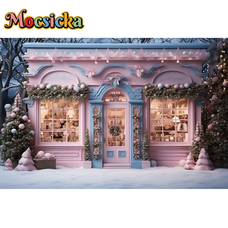 Foresty Sweet Shop Xmas Backdrops Kids Girl Photography Props Child ...