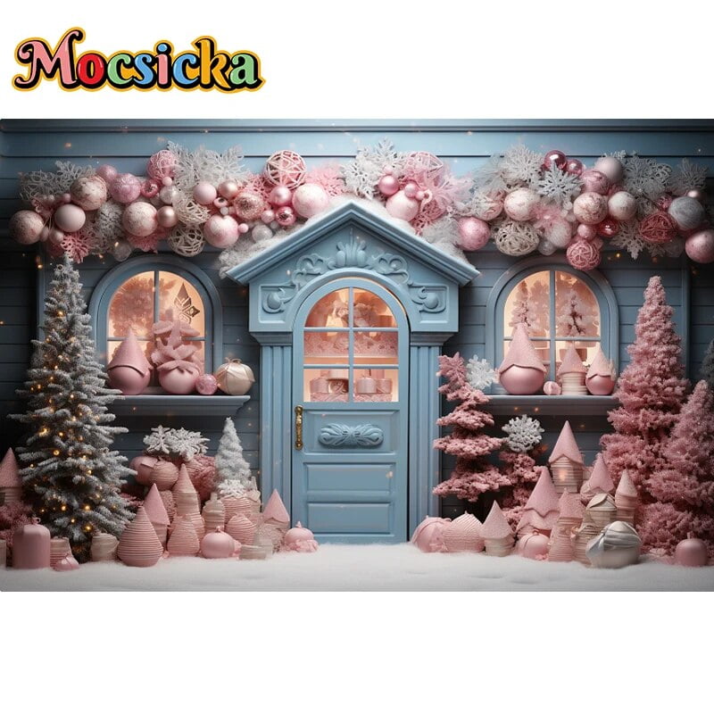 Foresty Sweet Shop Xmas Backdrops Kids Girl Photography Props Child ...