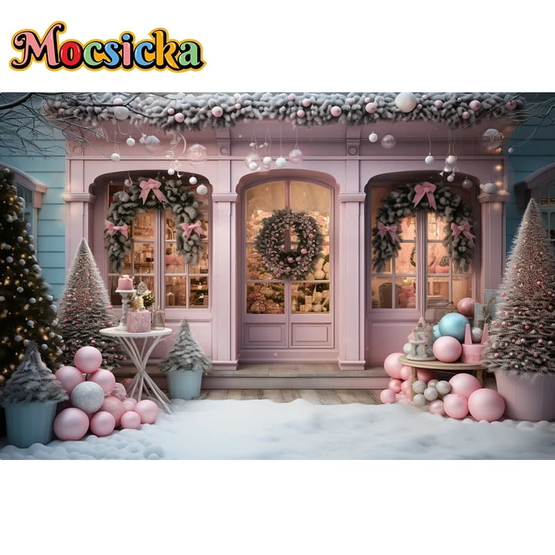 Foresty Sweet Shop Xmas Backdrops Kids Girl Photography Props Child ...