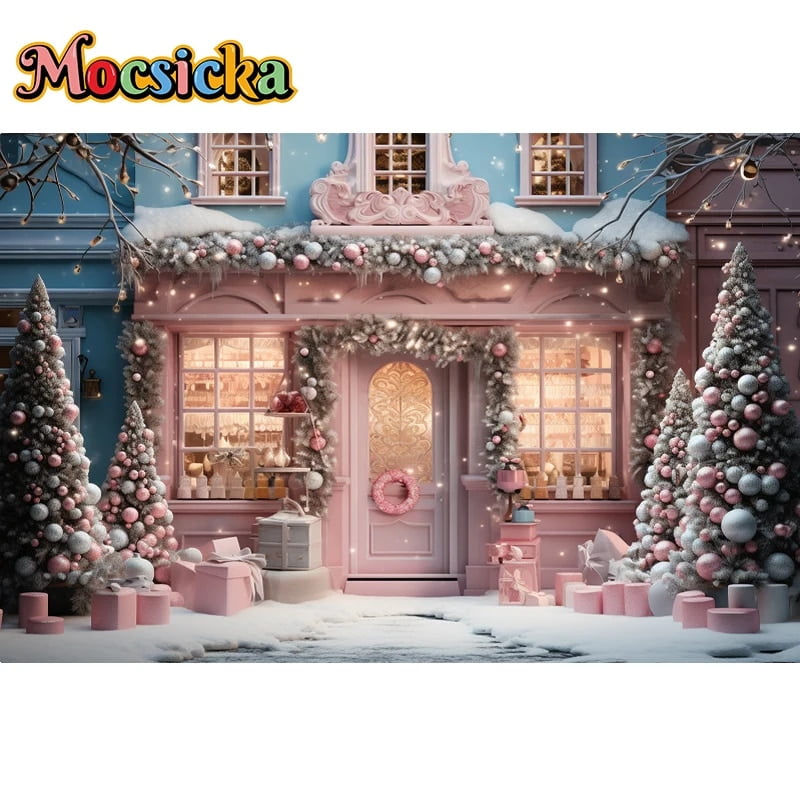 Foresty Sweet Shop Xmas Backdrops Kids Girl Photography Props Child ...