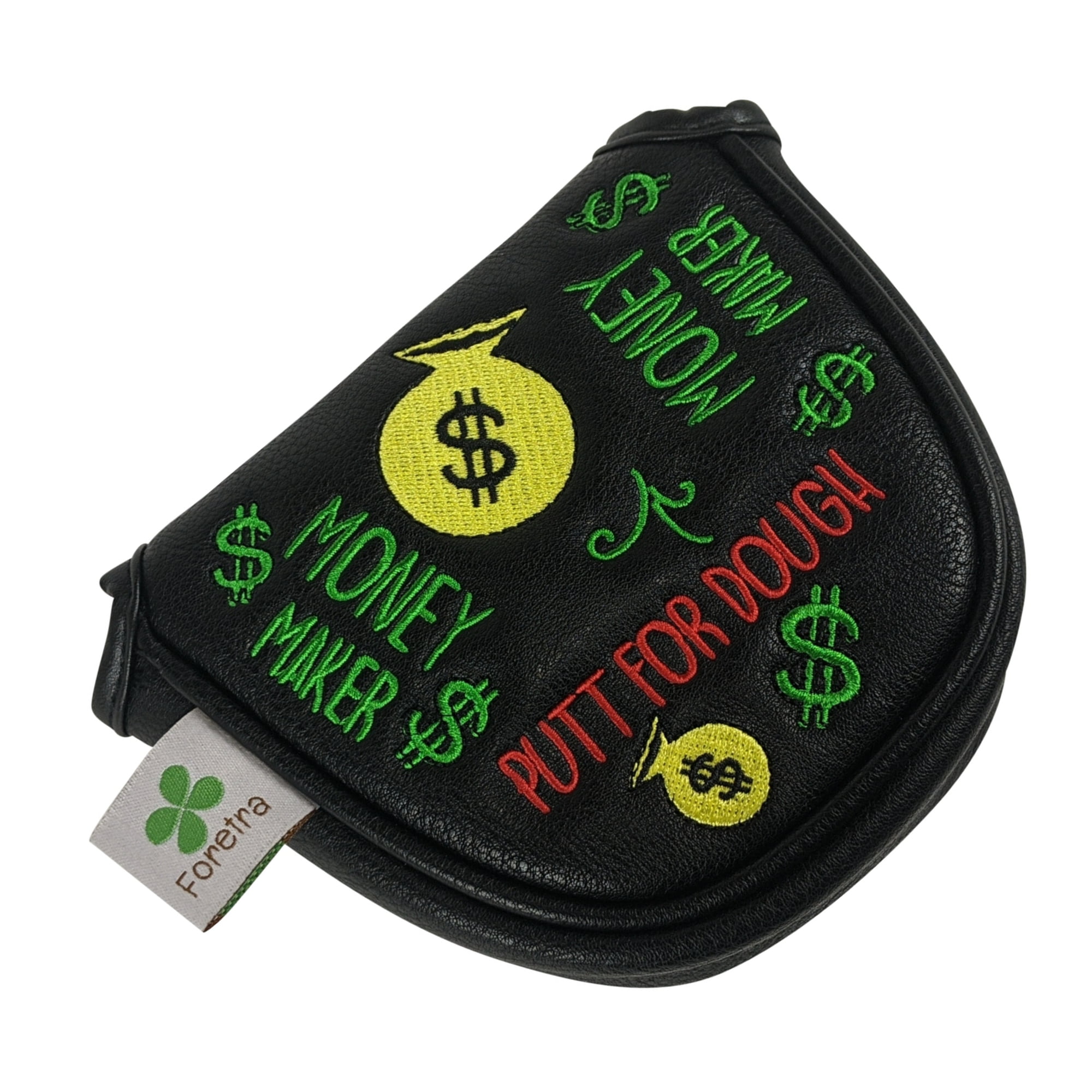 Foretra – Putt for Dough / Money Maker - Black Golf Putter Headcover ...