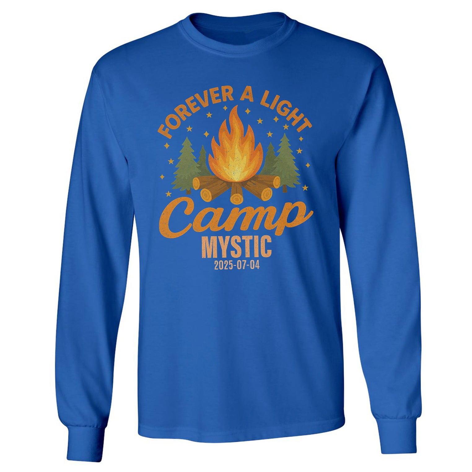 Forever A Light Camp Mystic 2025 Texas Flood Support Long Sleeve T ...