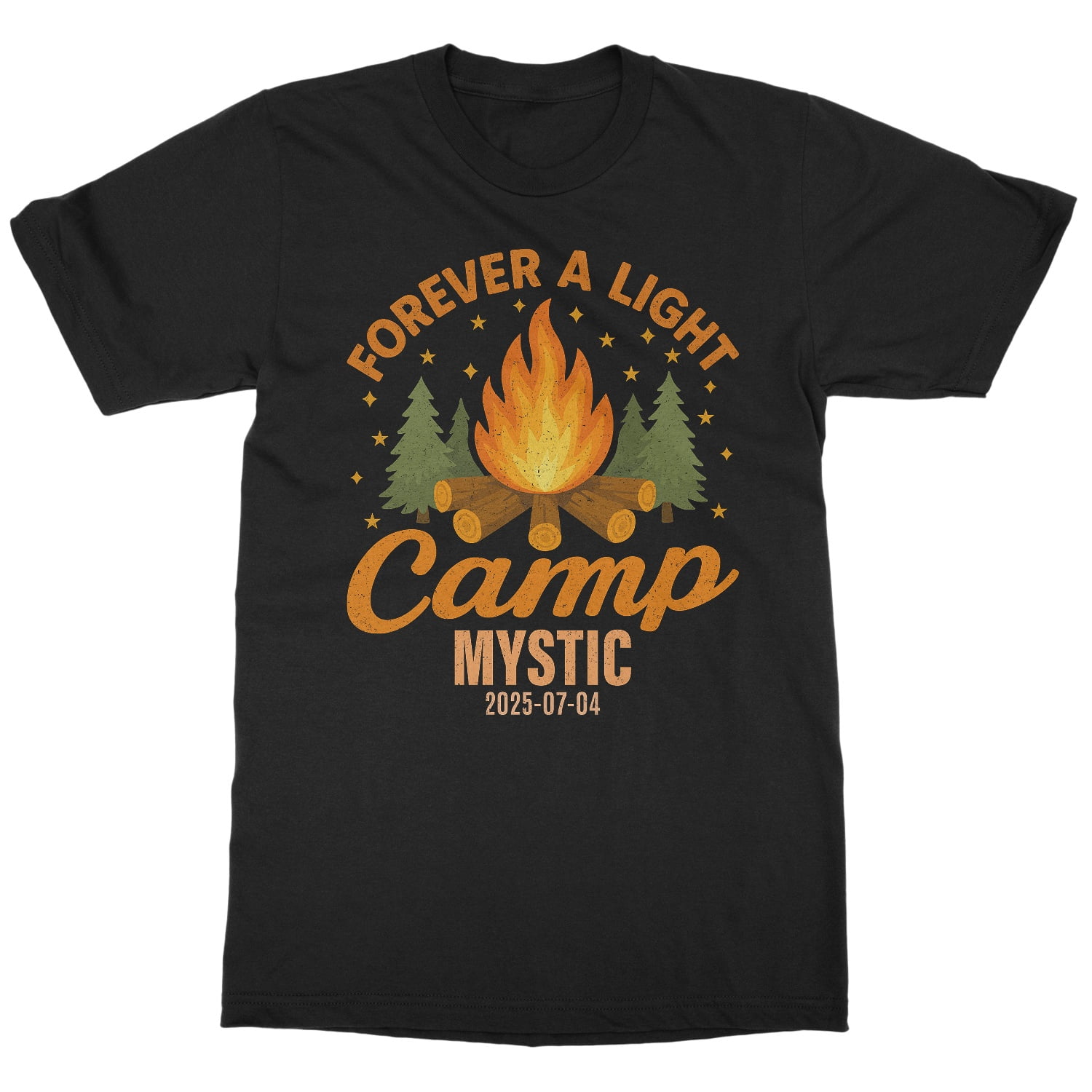 Forever A Light Camp Mystic 2025 Texas Flood Support Unisex T-Shirt ...