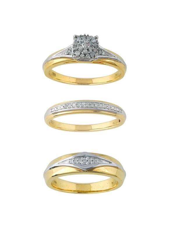 Forever Bride Wedding Ring Sets in The Wedding Shop - Walmart.com
