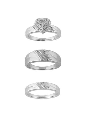 Forever Bride Wedding Ring Sets in The Wedding Shop - Walmart.com