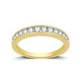 Forever Bride 1/2 CTTW Round Diamond Women's 10k Yellow Gold ...