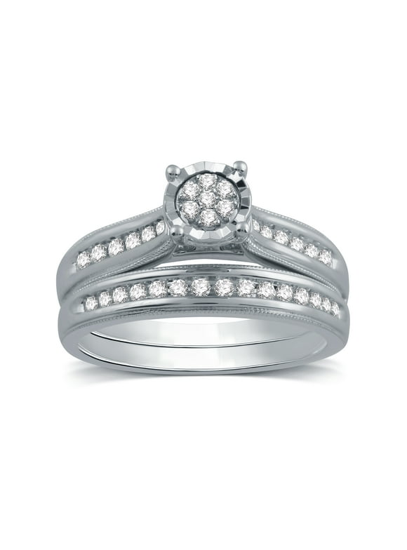 Forever Bride Wedding Ring Sets in The Wedding Shop - Walmart.com
