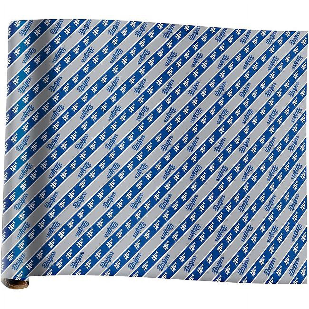 Forever Collectibles 8784981856 Los Angeles Dodgers Wrapping Paper Roll ...