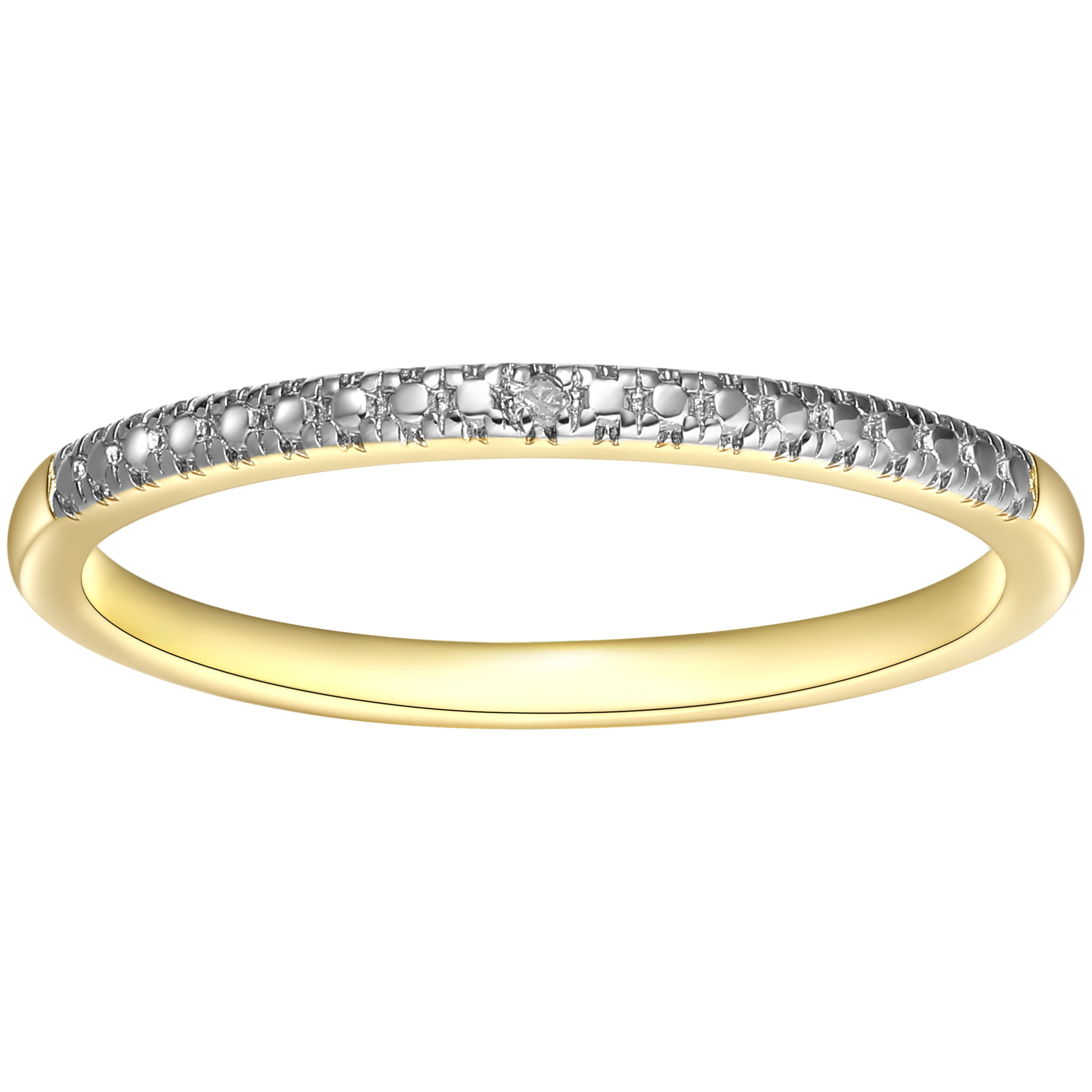 Forever Facets Diamond Accent Band Ring - Walmart.com