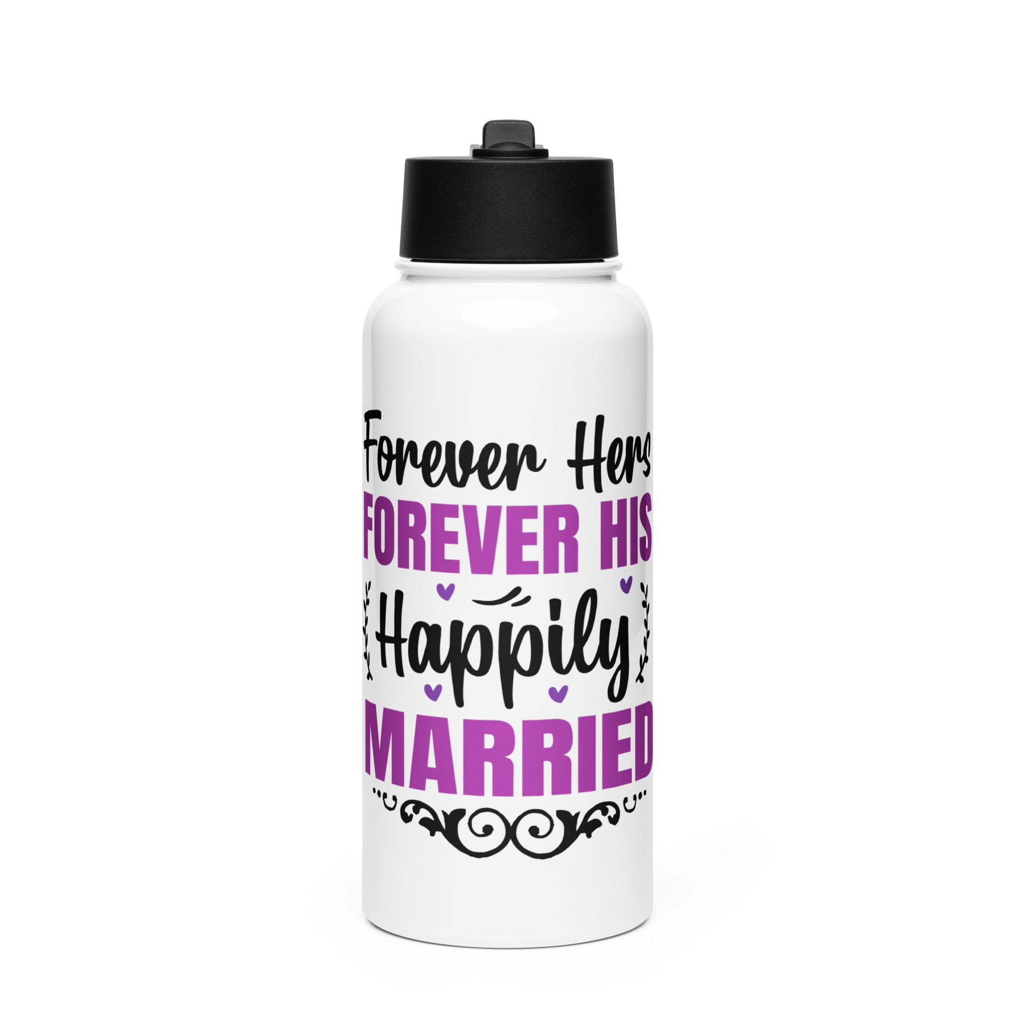 Forever Hers, Forever His, Stainless Steel Water Bottle - Walmart.com