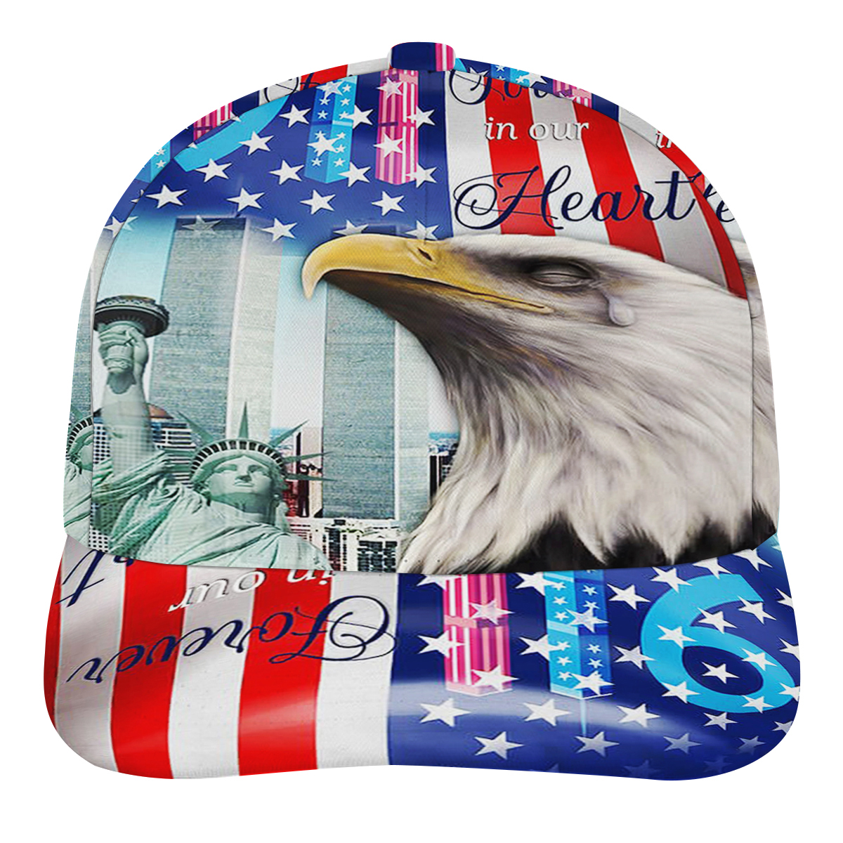 Forever In Our Heart 911 baseball cap hat - Walmart.com