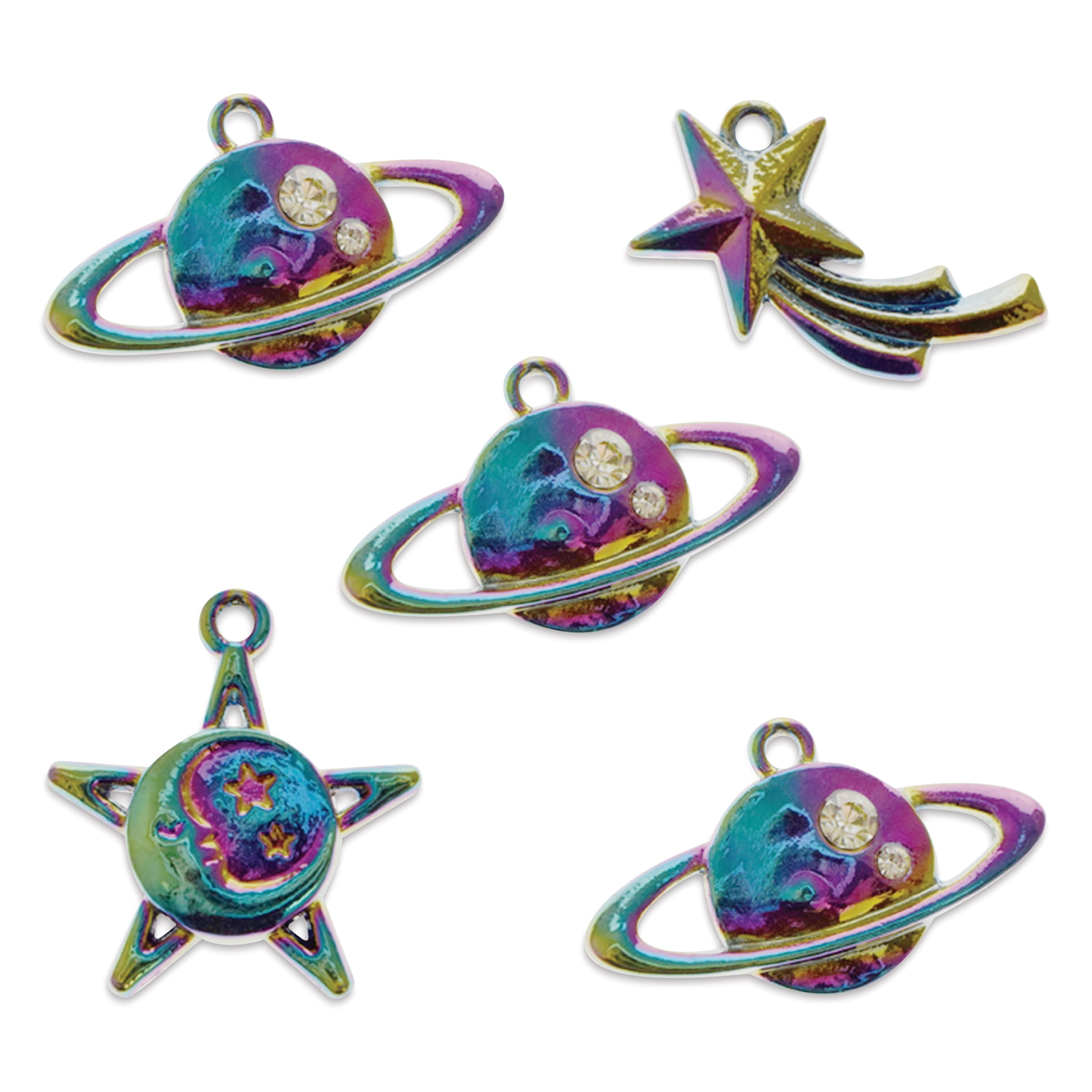 Forever In Time Metal Charms - Planets - Walmart.com